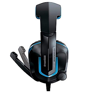 dreamGEAR GRX-440 Wired Headset for Nintendo Switch Lite/Switch/PS4/Xbox One/PC - Black/Blue (DGPS4-6447)