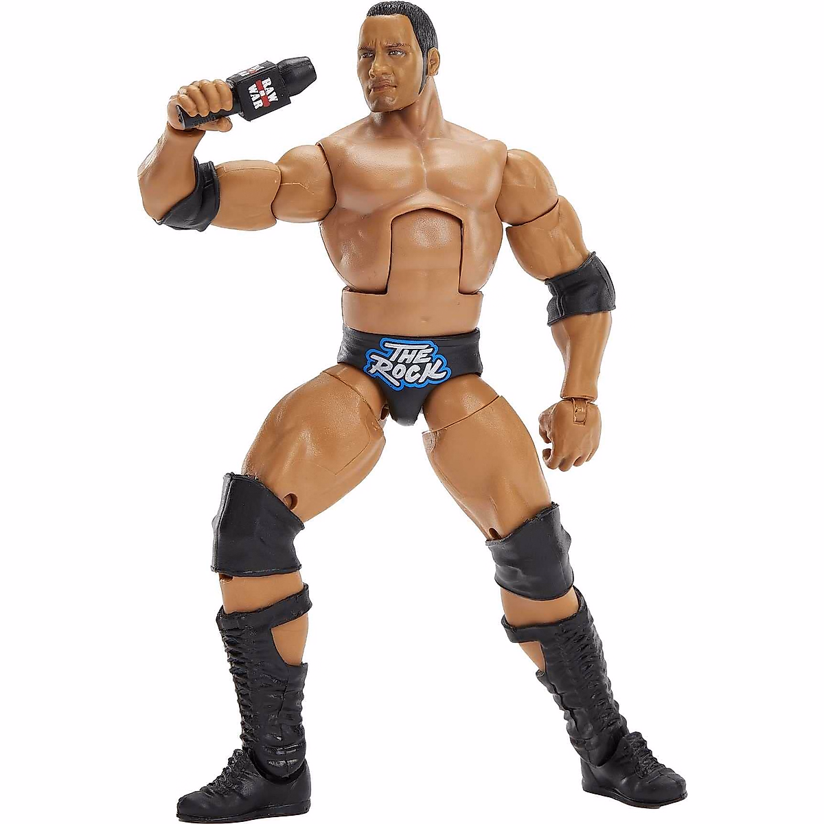 Mattel The Rock Top Picks Elite Collection Action Figure with Entrance Lantern, 6-inch Posable Collectible Gift for Fans Ages 8 Years Old & Up