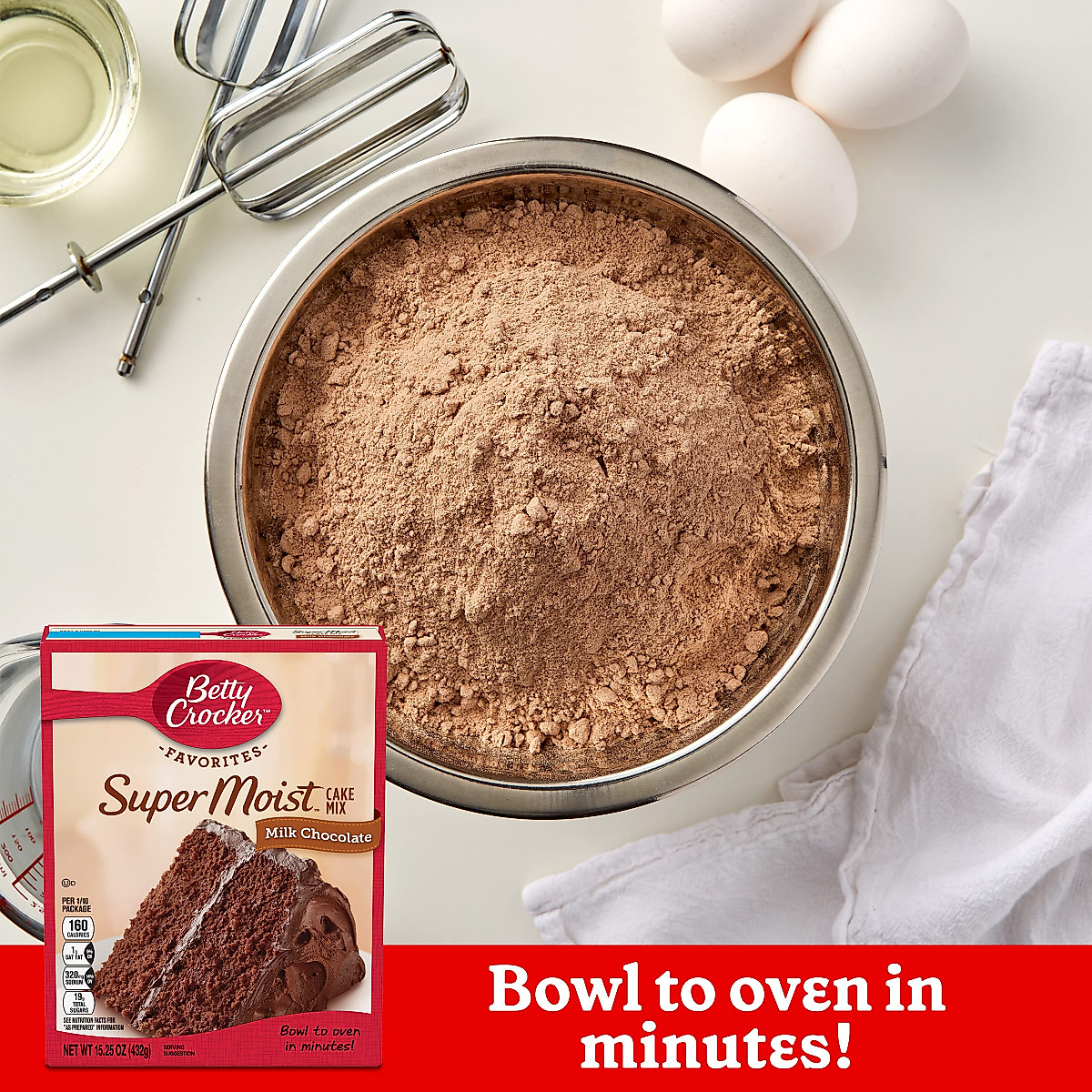 Betty Crocker Favorites Super Moist Milk Chocolate Cake Mix, 15.25 oz.