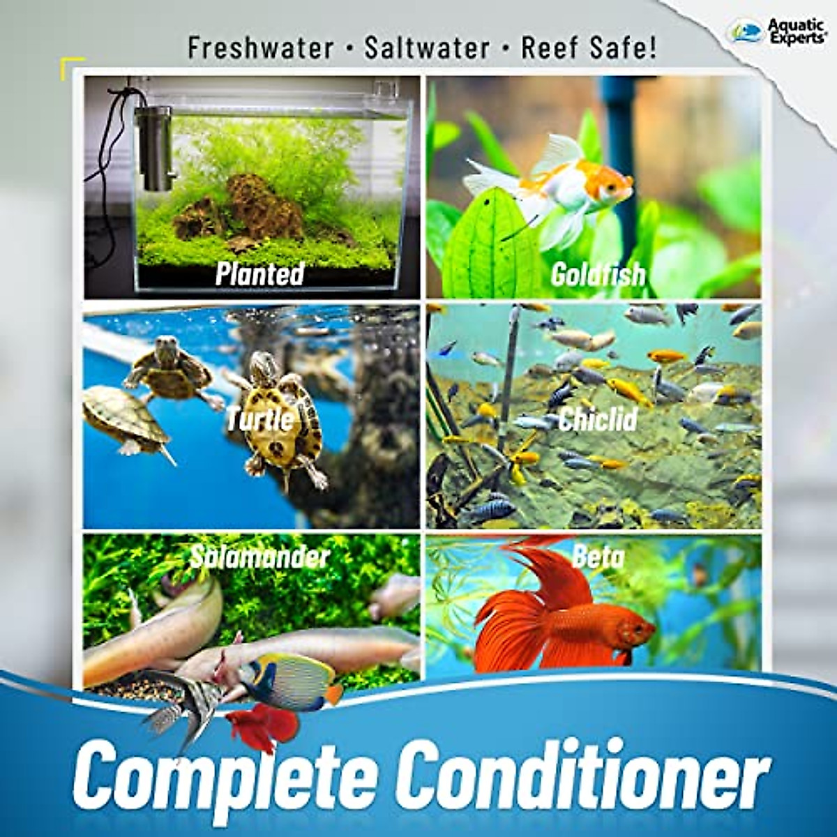 TankFirst Complete Aquarium Water Conditioner - Fish Water Conditioner, Instant Dechlorinator for Fish Tank, Water Conditioner for Freshwater Aquarium, Saltwater and Reef (TankFirst Regular, 500 ml)