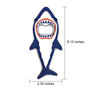 Shark Bottle Opener, Beer Bottle Opener Magnetic Bottle Opener for Dad Boyfriend Bartender