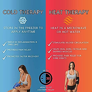ComfiLife Knee Ice Pack with Wrap – Knee Brace – Reusable Hot & Cold Therapy Gel Pack – Adjustable Compression Support for Injuries, Knee Pain, Knee Surgery, Arthritis, Meniscus and More