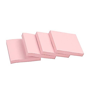 Eagle Sticky Notes,Pink Colour 3x3 in, Self-Stick Notes for Office, School, Home, DIY Projects,100 Sheets/Pad,4 Pads/Pack