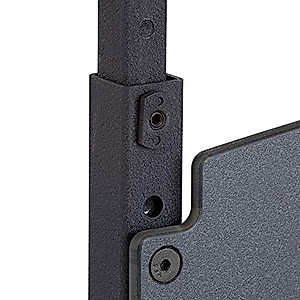 Safco AlphaBetter Stand-Up Student Desk with Book Box, Features a Swinging Pendulum Footrest Bar & a 28” W x 20” D Durable Desktop, Adjustable Height’, Premium Gray