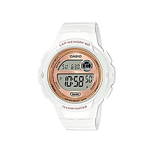 Casio Illuminator Lap Memory 60 5-Year Battery Women's Digital Sports Watch Model: LWS-1200H-7A2V