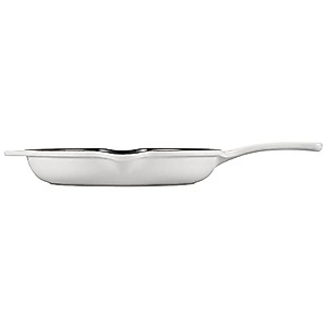 Le Creuset Classic Cast Iron Handle Skillet, 9", White