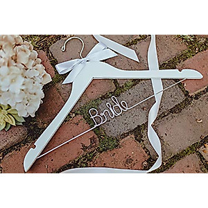 Bridal Hanger, Bride Hanger, Wedding Hanger, White