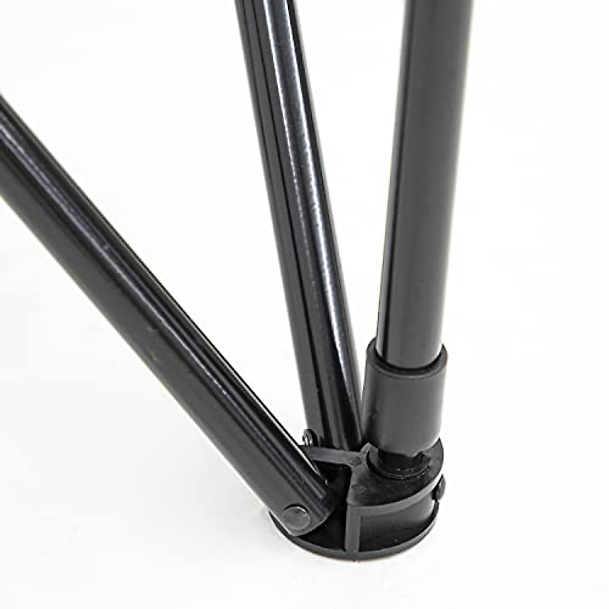 Eskimo Folding Ice Chair, Standard, Buffalo Plaid Adjustable Height, Alloy Steel Red/Black