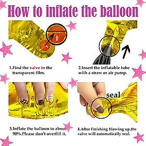 20 PCS Pink Girl Party Balloons,Hot Pink Party Decorations,Girl Cartoon Style Birthday Helium Balloons,High Heels Party Supplies,Makeup Theme Party Decoration Set for Makeup Party