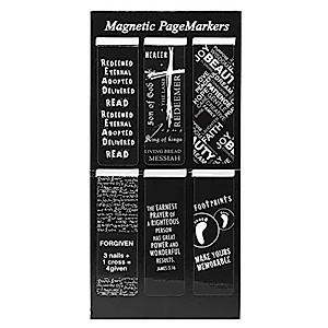 12 Inspirational Magnetic Bookmarks Bundle | for Bible, Book, Planner and Journal
