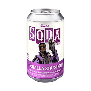 Funko Vinyl Soda: Marvel - What If…?, T'Challa Star-Lord with Chase (Styles May Vary)