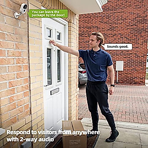 TIEJUS 2K Cameras for Home Security 2 Pack, Wireless Security Camera Outdoor with Motion Detection, 2 Way Talk, Color Night Vision, Siren Indoor Camera, IP66 Weatherproof Surveillance Camera, Cloud/SD