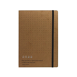 Letts Eco Writers A5 1 Week on 2 Pages Multilingual Brown Kraft 2022