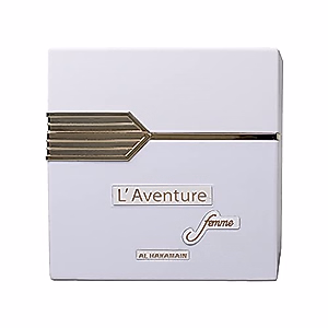 3.3 oz Eau De Parfum Spray Perfume for Women L'aventure Femme Perfume By Al Haramain Eau De Parfum Spray 「Elegant fragrance」