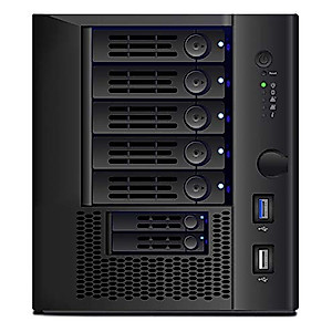 iXsystems TrueNAS Mini X+ Compact ZFS Storage Server with 5+2 Drive Bays, 32GB RAM, Eight Core CPU, Dual 10 Gigabit Network (Diskless)
