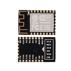 ACEIRMC ESP8266 ESP-12F WiFi Serial Module Microcontroller 802.11N Module Wireless Transceiver Remote Port Network Development Board for Arduino NodeMCU MicroPython (ESP-12F)