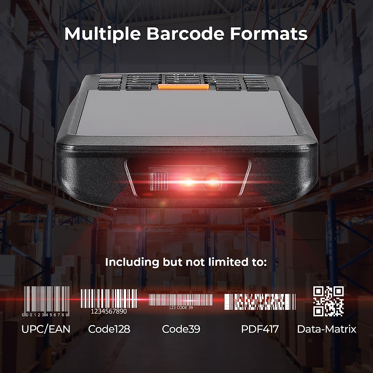MUNBYN 099 [Android 11+1D 2D Scanner] Android-Barcode-Scanner 2024 New, PDA Handheld Computer,Equip with Zebra Scanner SE4710, Store Inventory Scanner, QR UPC, Rugged 4G, Data Collector for Warehouse