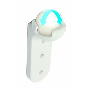 Camco 42005 Awning Roller Ball with Screen Door Slide, White