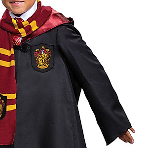 Harry Potter Dress Up Set for Kids, Official Wizarding World Costume Kit with Robe, Scarf, Tie and Wand, Kids Size Small (4-6)