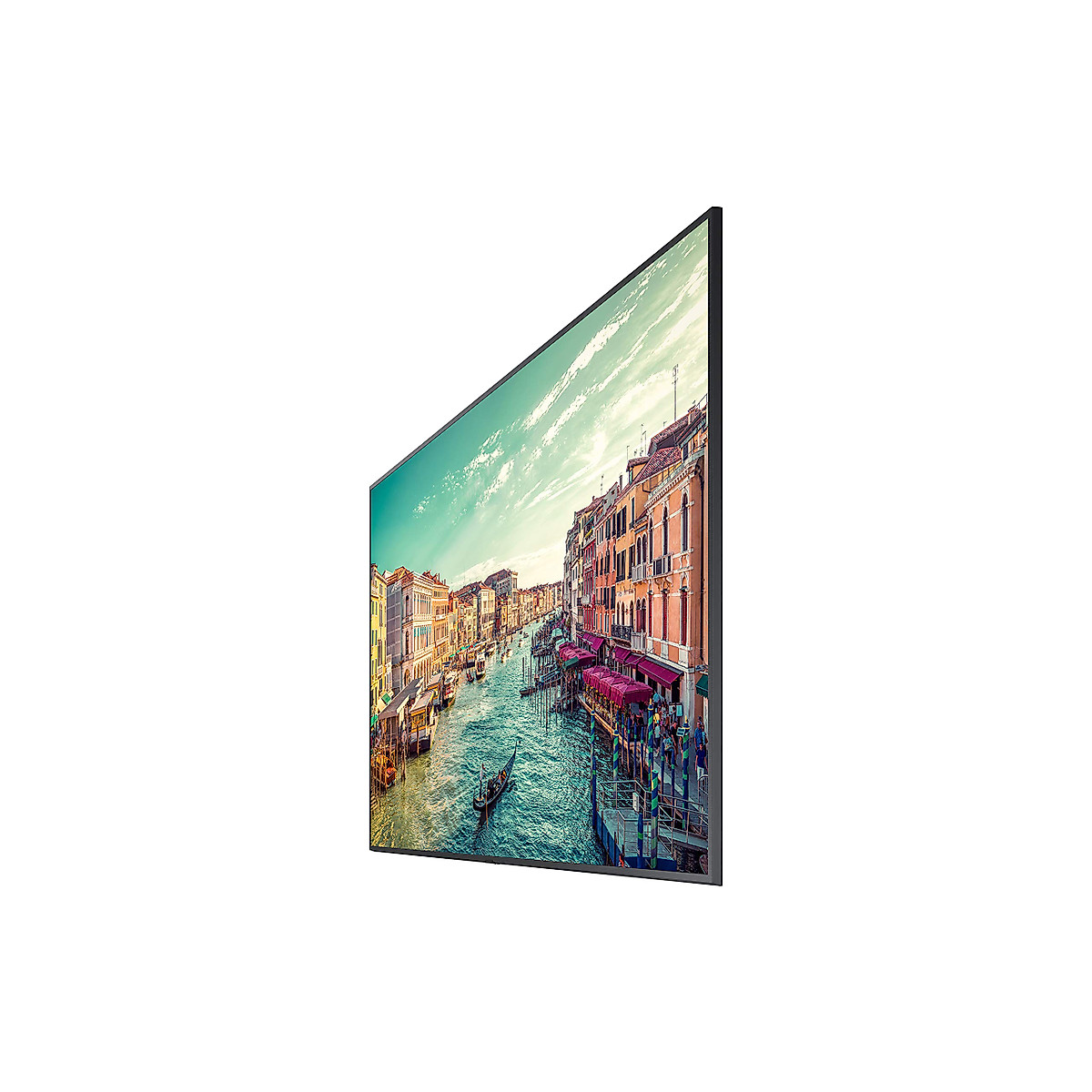 SAMSUNG Business QE82R 82 inch 4K UHD 3840x2160 LED Commercial Signage Display for Business with HDMI, Wi-Fi, and 3-Year Warranty, 350 nit (LH82QEREBGCXGO), Black