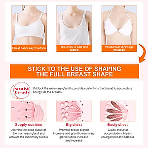 Breast Enhancement Cream, Natural Breast Enlargement Firming and Lifting Cream Nourishing for Push Up Bust with Perfect Body Curve for All Skin Types