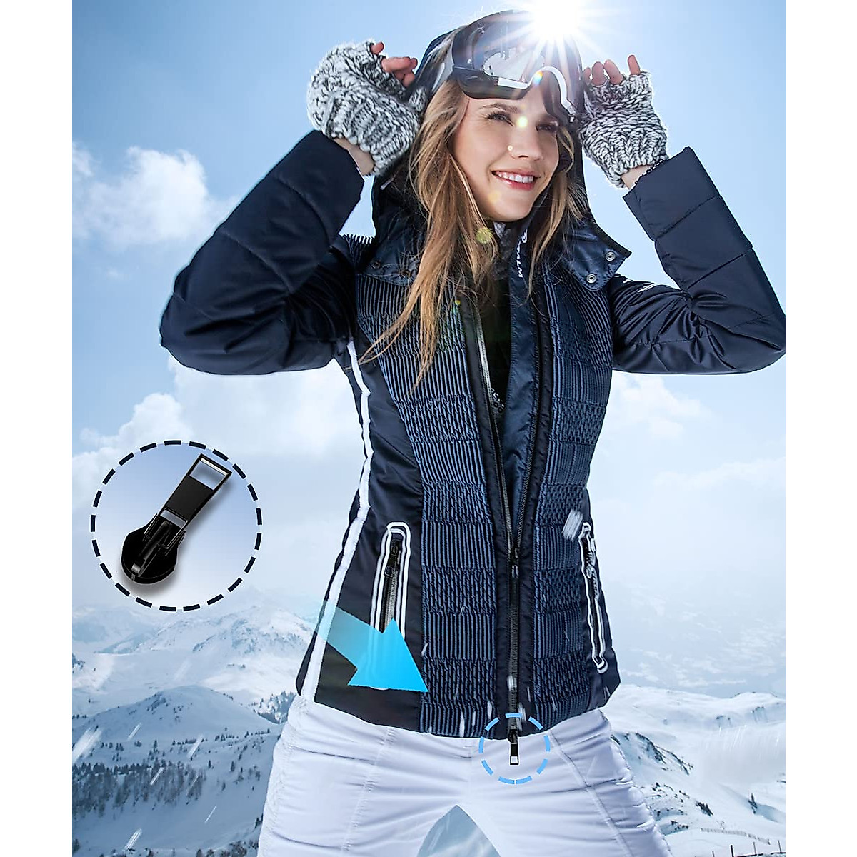 Zipper Repair Kit, Upgraded Zipper Replacement Slider Kit (99 PCS), Include Zipper Pull Replacement, Instant Zipper Plier, Easy Install, Zipper Fix Kit for Jacket Backpack Luggage (3 Sizes: #3, 5, 8)