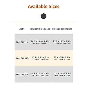 Amazon Basics Large Hard Rolling Camera Case, Solid, Black, 22"L x 14"W x 9.8"H