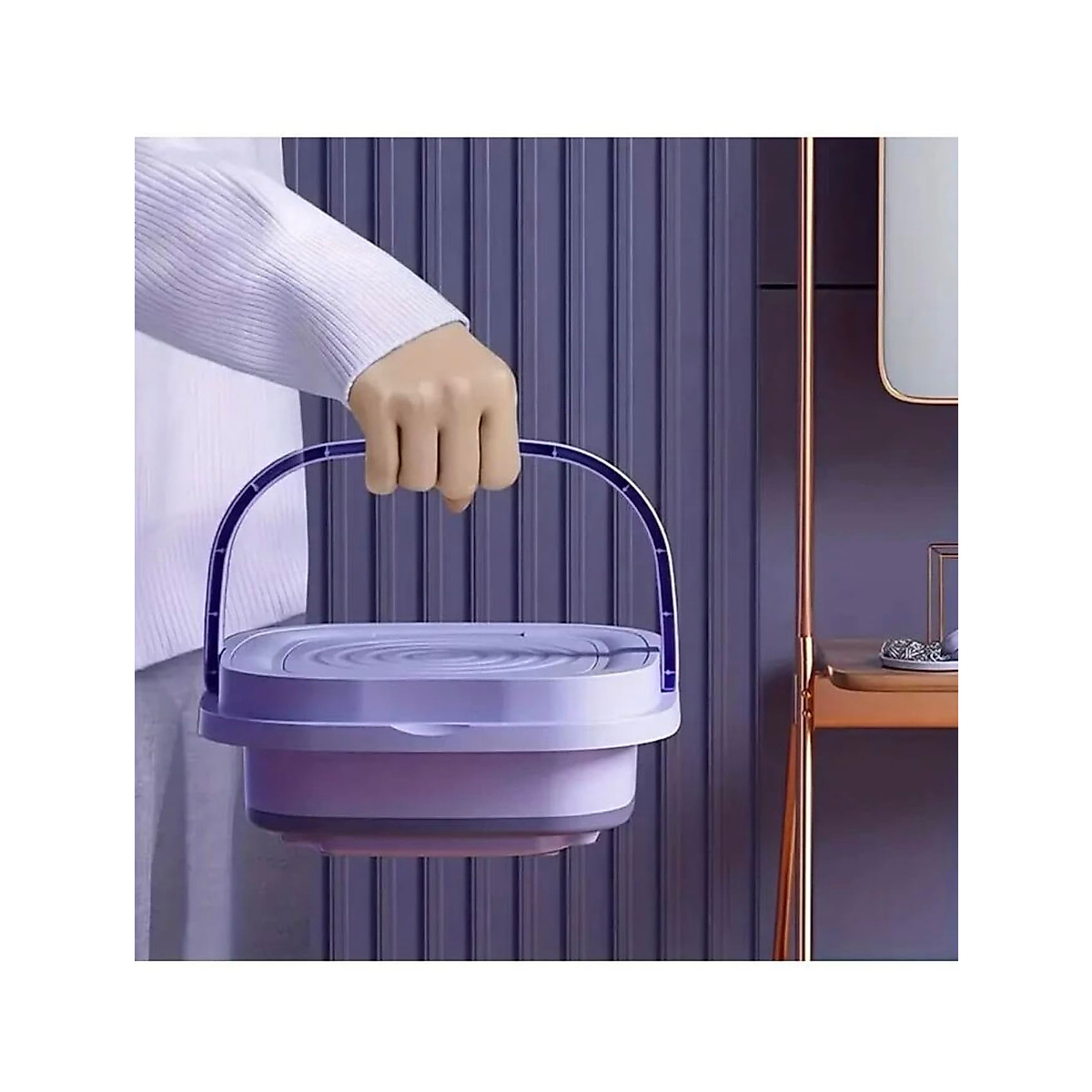 Portable Folding Washing Machine Household Small Fully Automatic Laundry Pantyhose All-in-One Machine