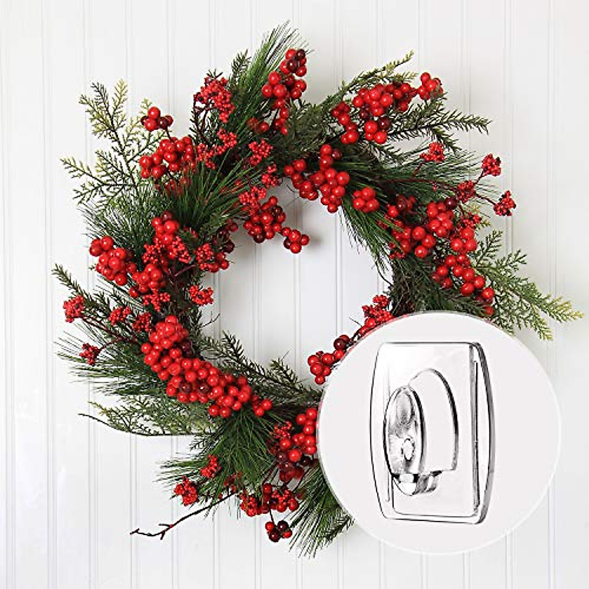 Tatuo 60 Pieces Mini Decorating Hook Clips Holiday Christmas Light Hook Clips Decorating Clips for String Lights Multi-Function Decoration Hanging Clip for Home School Outdoor