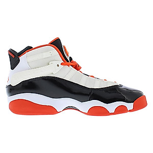 Jordan Boy's Rings (Big Kid) White/Team Orange/Black/Sail 6.5 Big Kid M