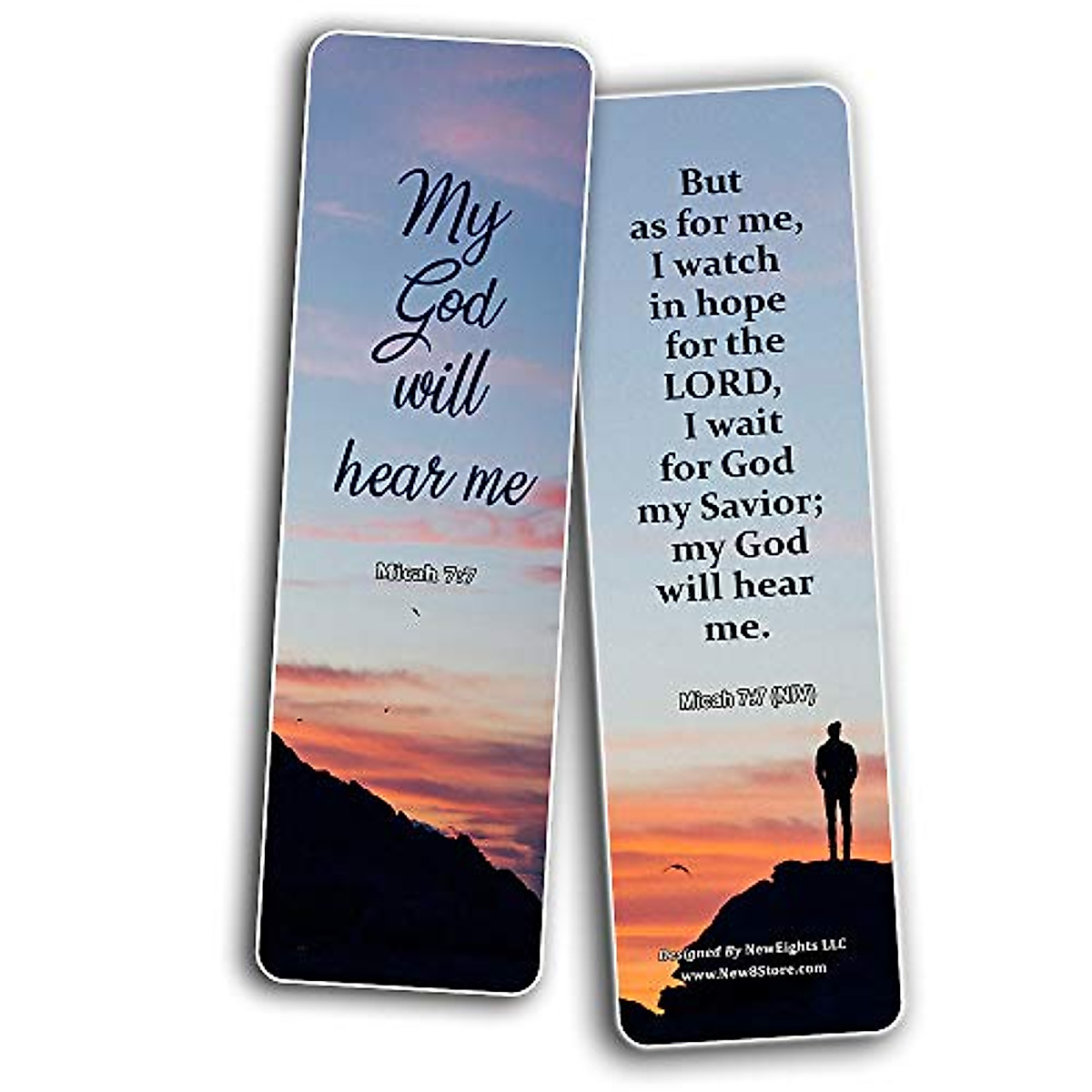 Religious Bookmarks About Waiting on God to Answer Prayer (12 Pack) - Encouraging Bible Verses for Men Women Church Supplies Cell Group Hospital Ministry Stocking Stuffers