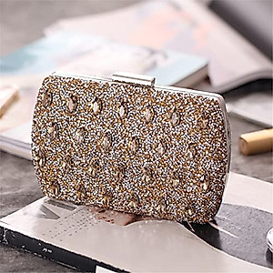 SEIJY Blue Color Women Diamonds Party Day Clutch Small Evening Bags Diamonds Female Holder Handbags (Color : D, Size : 1)