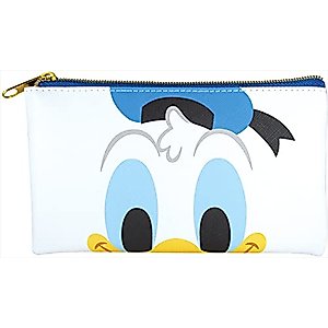 Tees Factory DN-5533187DO Disney Donald Duck Flat Pouch, 0.6 x 4.1 x 7.5 inches (1.5 x 10.5 x 19 cm)