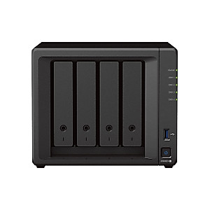 Synology DS923+ 4-Bay Diskstation NAS (AMD Ryzen™ 4 Threads R1600 Dual-Core 4GB Ram 2xRJ-45 1GbE LAN-Port) 24TB Bundle with 4X 6TB Seagate IronWolf