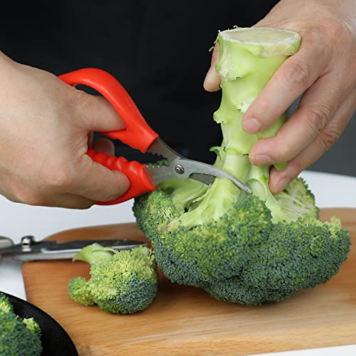 Multi-Function Kitchen Shears Seafood Scissors for Kitchen Seafood,Fish,Crab,Shrimp,Lobster,Vegetable picking,flower art etc