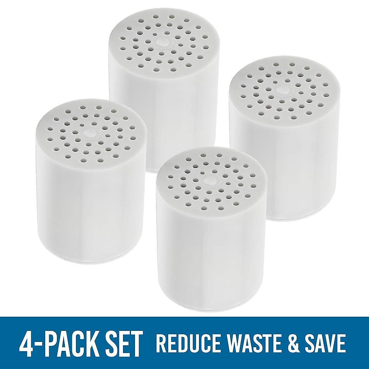 4 Pack 15 Stage Shower Filter Replacement Cartridge, Shower Filter For Hard Water, Universally Compatible With Any Similar Design, Shower Water Softener with High Output
