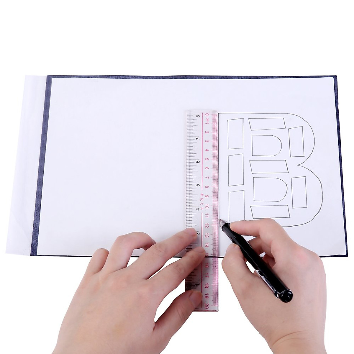 Carbon Paper, Black Graphite Transfer Tracing Paper for Wood, Paper, Canvas and Other Art Surfaces- 100 Sheets