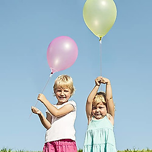 50 Pieces Balloon Sticks With Cups for Bobo Balloons 16" Balloon Holders for Big Latex Stuffing Clear Balloons and Foil Balloons Decorations