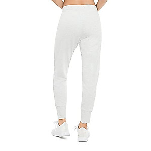 Danskin Women's Soft Touch Jogger Pant, Oatmeal Heather, Medium