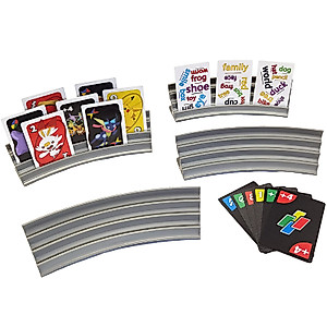 BRADYS HOUSE - Extendable Plastic Playing Card Holder Set of 4 (Grey), Card Holders for Card Games