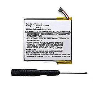 MPF Products 380mAh TL284443 Battery Replacement Compatible with Nest Learning Thermostat (2nd Generation)