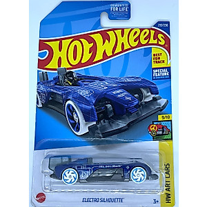 Hot Wheels 2022 - Electro Silhouette - HW Art Cars 9/10 [Blue] 213/250
