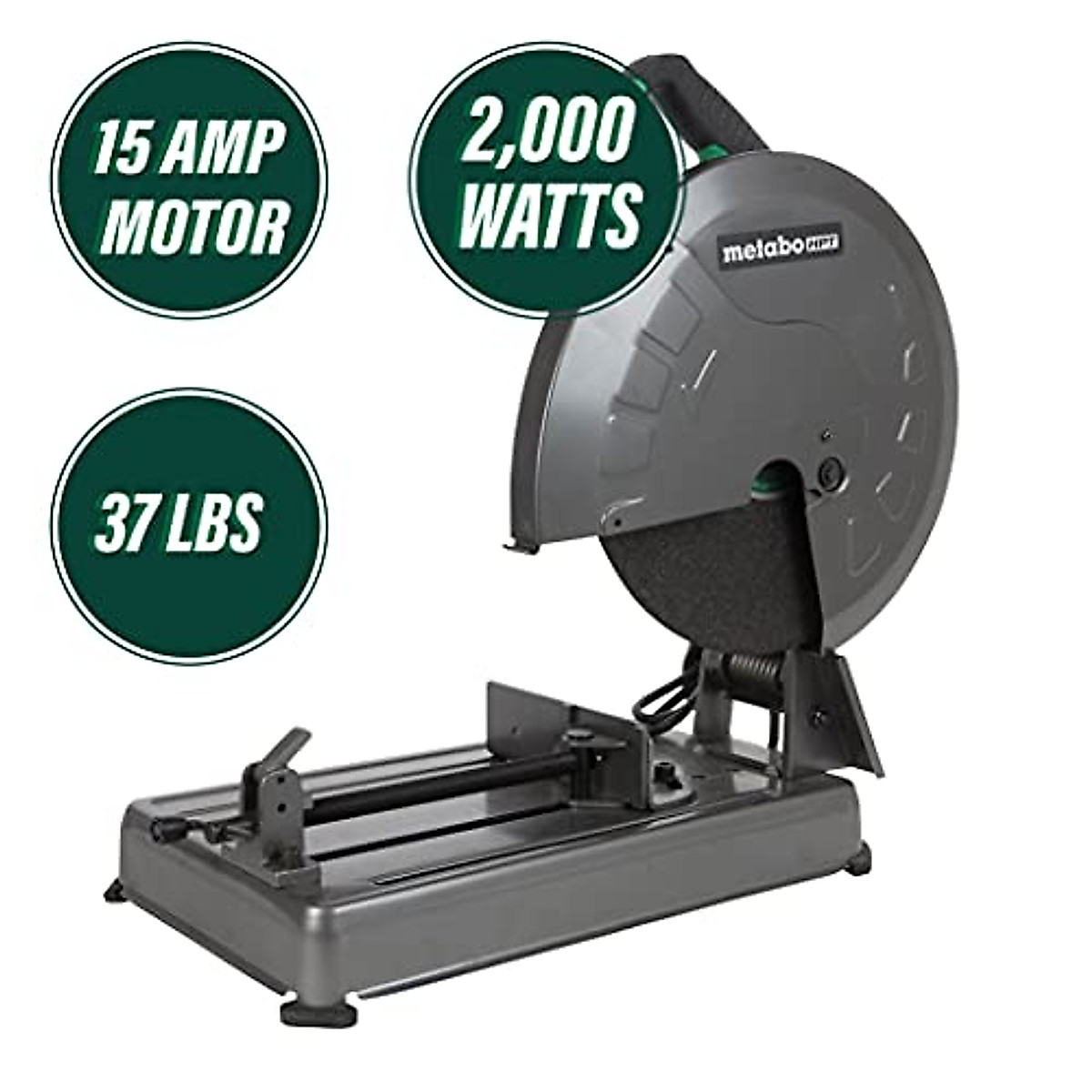 Metabo HPT Metal Chop Saw, 14-Inch Cut-off Wheel, Portable and Lightweight, Powerful 15-Amp Motor (CC14SFS)