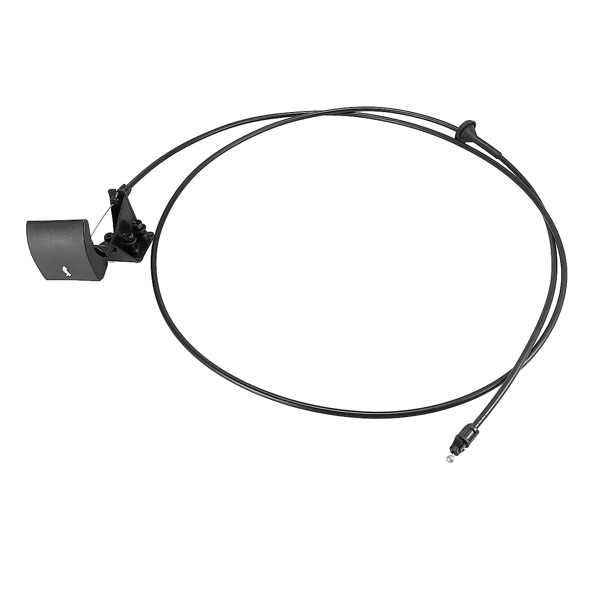 X AUTOHAUX Front Hood Release Cable Handle Assembly for Jeep Grand Cherokee WK 2005-2010 for Jeep Commander XK 2006-2010 Replace 55394495AB 55394495AC