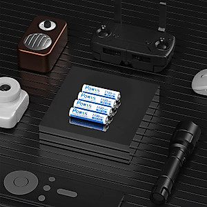 POWXS AAA Rechargeable Batteries, 1.2V 1100mAh Ni-MH Pre-Charged Triple AAA Batteries, High Performance & Long Lasting - 16 Count