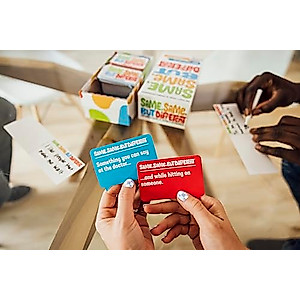 WHAT DO YOU MEME? Same Same But Different - The Party Game of Double Entendres – Adult Card Games for Game Night