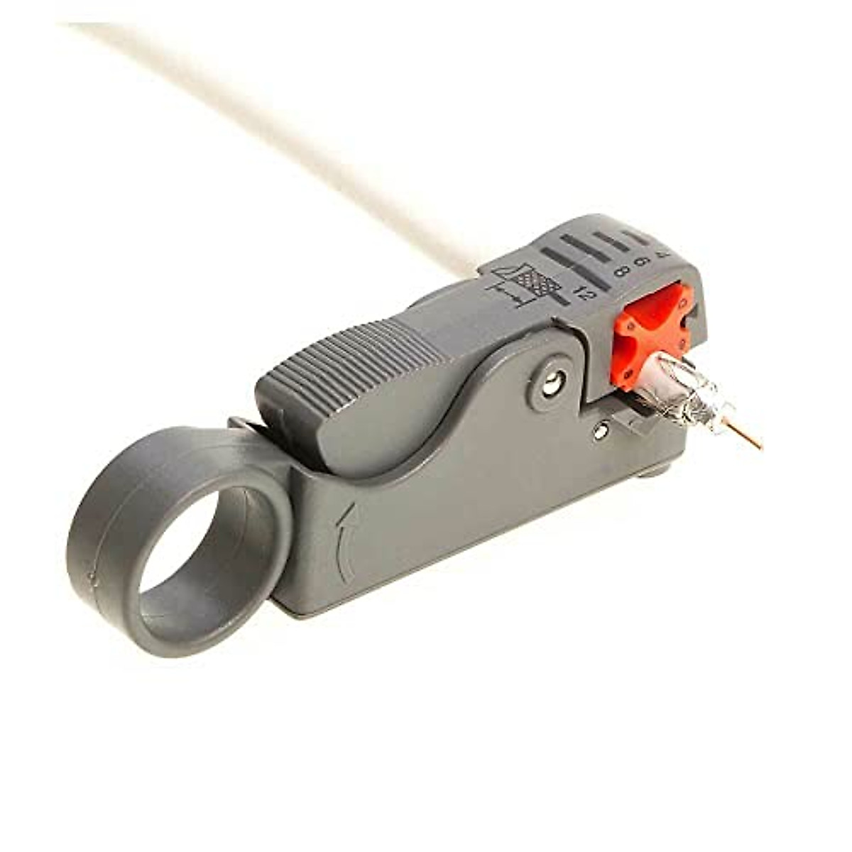 Cables Direct Online - Deluxe Rotary Coax Coaxial Cable Stripper Cutter Tool RG58 RG6 RG59 Quad, Dual