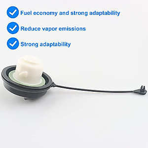 Gas Cap, Fuel Cap GT283, 10372246 Compatible with Chevy Buick Pontiac Saturn - 2005-2010 Cobalt G6, 2005-2009 Equinox, 2006-2010 HHR, 2006-2013 Impala, 2004-2012 Malibu, 2005-2008 Grand Prix, More