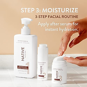 Native Moisturizing Facial Lotion, Coconut & Vitamin B3 Facial Moisturizer, Face Lotion, SPF 30 Facial Moisturizer, 1.7 fl oz