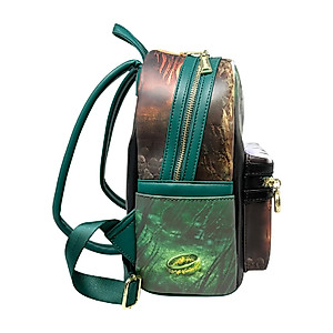 Loungefly Lord of the Rings LOTR Movie Collage Womens Double Strap Shoulder Bag Purse